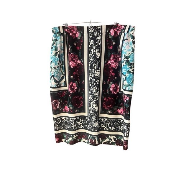 Melissa Paige | Skirts | Melissa Paige Stretch Floral Pencil Skirt ...